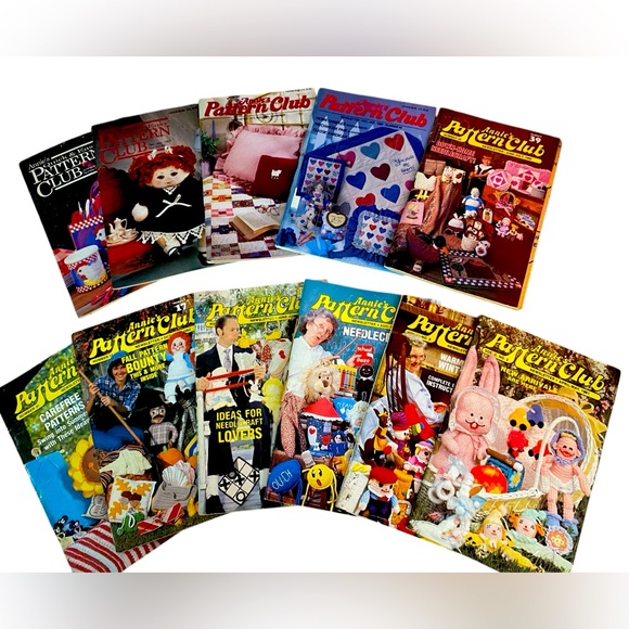 Annie’s Crochet | Other | Vintage Annies Pattern Club Magazines 1 ...